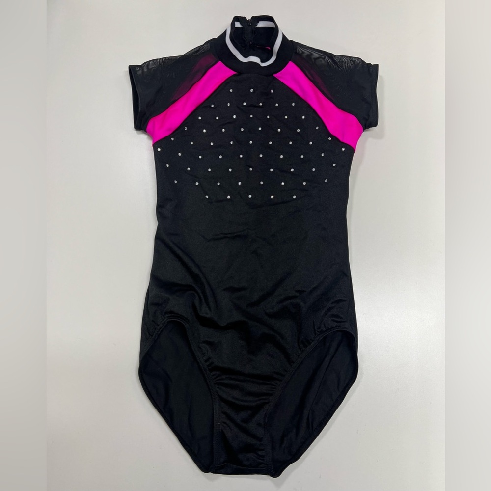 Weissman Balera Dance Costume Gymnastics Leotard Blac… - Gem